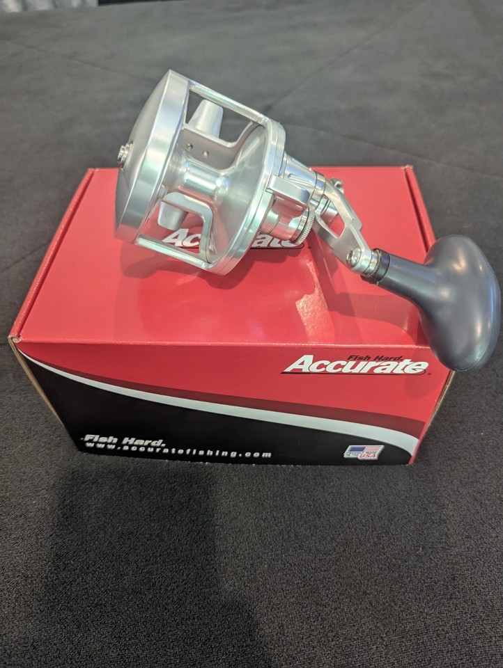 Accurate Valiant 600 Narrow 2-speed Silver Reel BV2-600N-S | eBay