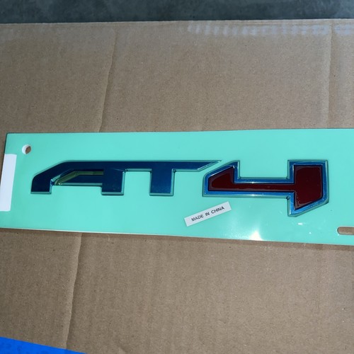OEM 2019- 2023 GMC Canyon Front Door AT4 EMBLEM BADGE LOGO NAMEPLATE ...