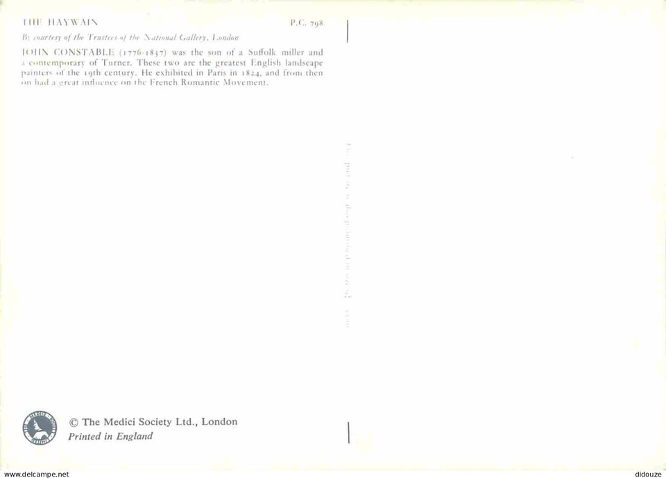 Art - Peinture - John Constable - The Haywain - CPM - Voir Scans Recto ...