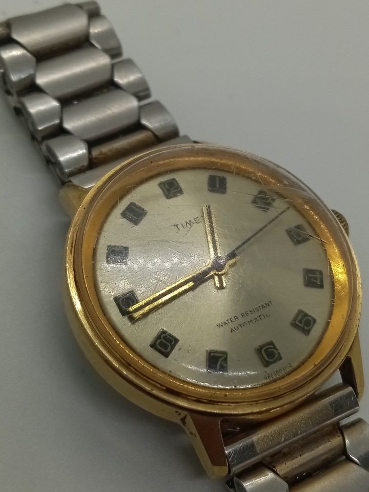 Timex Automatic, 1974, Movement 31, Gold Tone, 34 mm, Runs | eBay