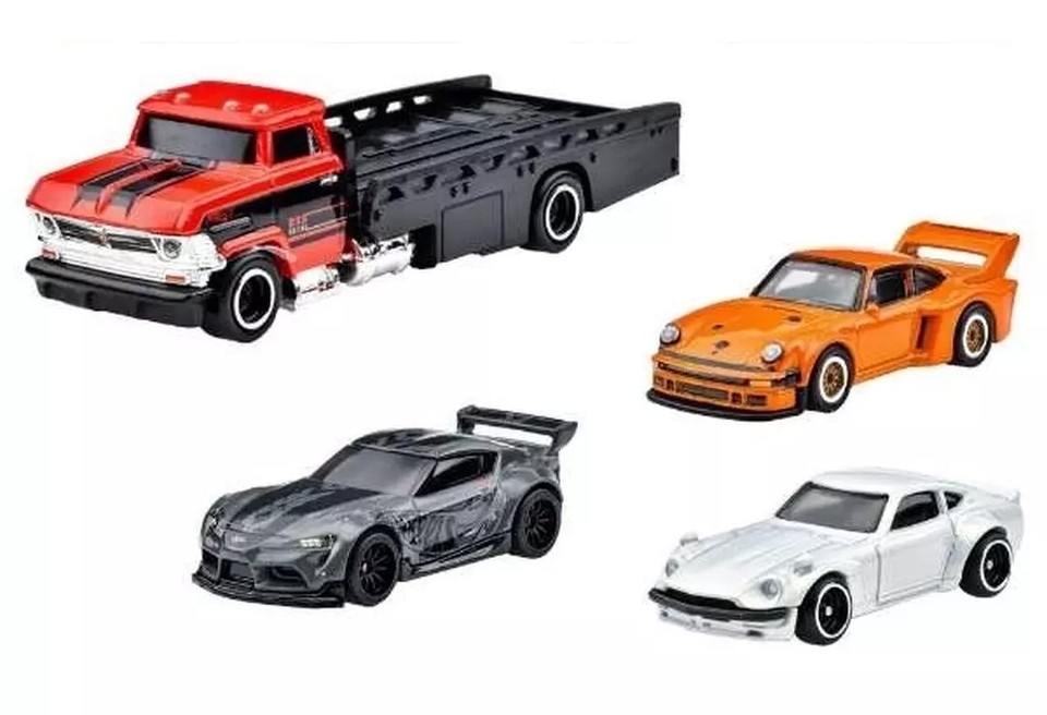 Mini Car 164 Hot Wheels Premium Collector Set Wide Body Set 4 Car Set ...