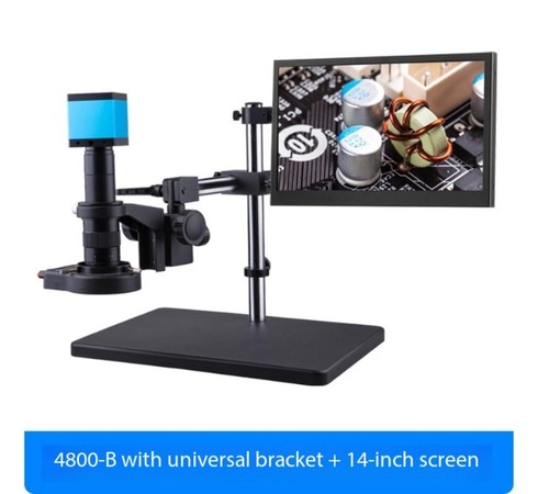 Industrial Digital Video Microscope Camera with 120x-300x Zoom ...