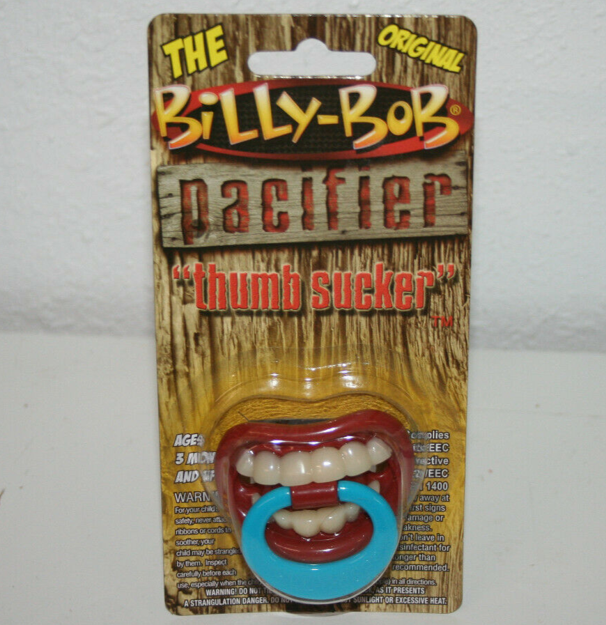 Billy Bob Pacifier Thumb Sucker baby shower gift redneck soother ...