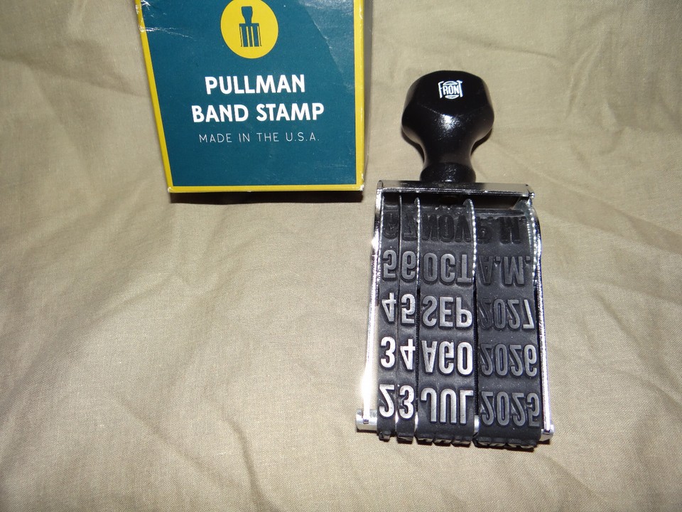 Pullman Band Stamp - Heavy Duty Special Dater Stamp Spanish Date Style ...
