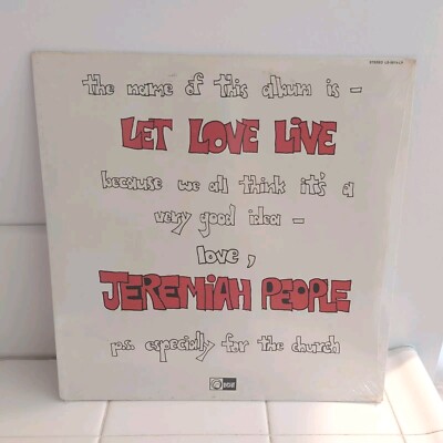 JEREMIAH PEOPLE Let Love LP Vinyl NEW SEALED 1972 Funk Soul Gospel | eBay