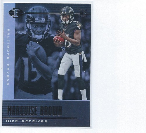 2019 Marquise Brown Rookie Card Panini Illusions Baltimore Ravens #70 ...