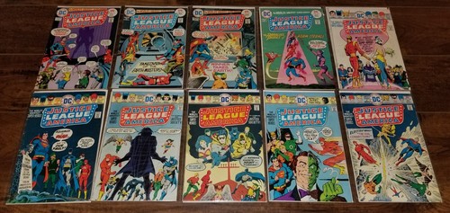 Justice League of America lot, issues #117 to #126, DC Comics run, 1975 ...