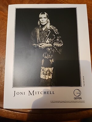 Joni Mitchell Promo Photo Geffen Records Nicola Dill 1991 | eBay