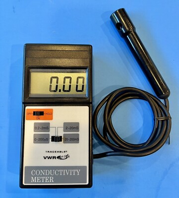 TRACEABLE VWR 23609-216 CONDUCTIVITY METER WITH PROBE | eBay