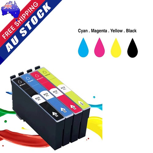 Compatible 812XL 812 XL Ink Cartridge For EPSON WF7830 WF7840 7845 ...