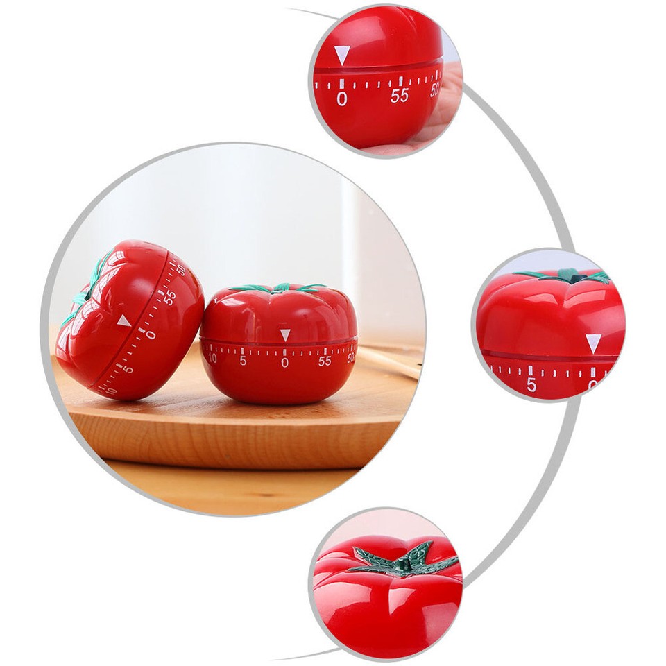 2pcs Visual Timer Clock Fruit Shape Timer Pomodoro Timer Cube Fruit ...