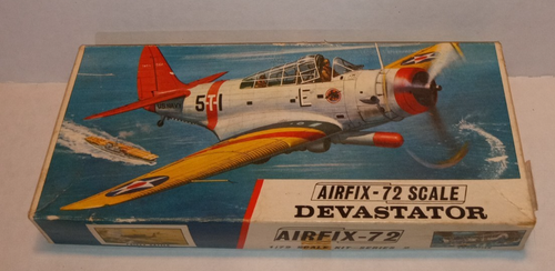 Vintage 1969 Airfix 1/72 WWII USN TBD-I Devastator Model kit | eBay