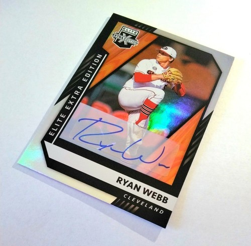 RYAN WEBB RC AUTO 2021 Panini Elite Extra Edition REFRACTOR #125 ...