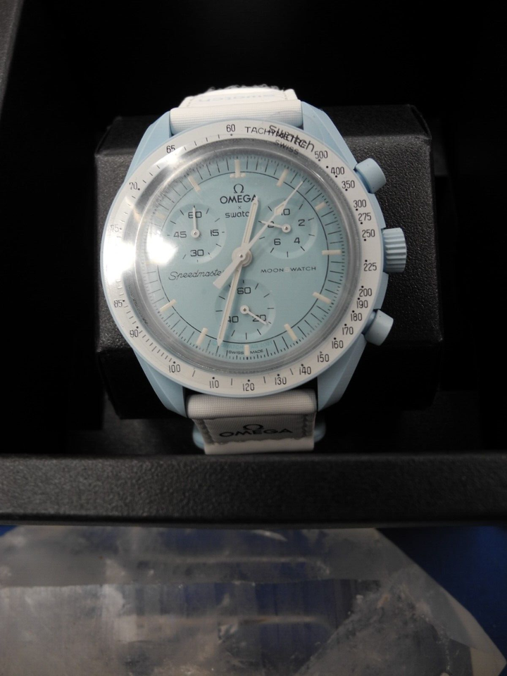 OMEGA x SWATCH Speedmaster Moonswatch Mission To Uranus BRAND NEW | eBay