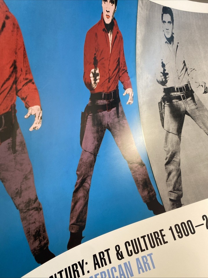 Rare American Century Warhol Elvis 1&2 Whitney Museum Chang 1999 Poster ...