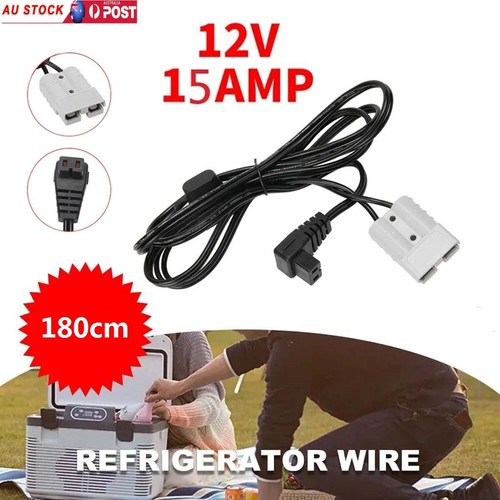 12V Power Cord Lead Fridge Cable to Anderson Style Plug to Fit Waeco ...