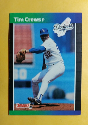 1989 Donruss Baseball Card Tim Crews Los Angeles Dodgers #486 | eBay
