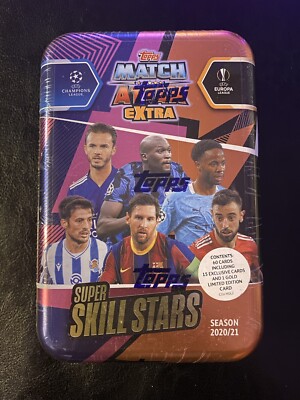 2021 Topps Match Attack Extra Super Skills Soccer Stars in Sealed Tin ...
