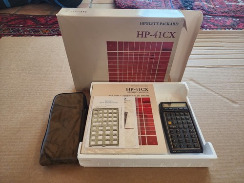 EXTREMELY RARE brand new in box HP-41CX Calculator with all Manuals and ...