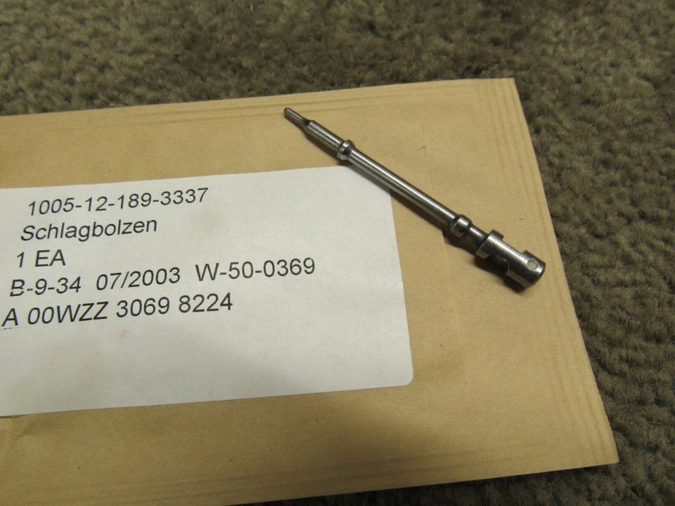 Walther P38 P1 Factory Firing Pin Post War NOS OEM In Govt Wrapper | eBay