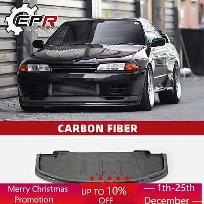 For Nissan R32 GTR AB Style Carbon Fiber Front Bumper Lip Exterior ...