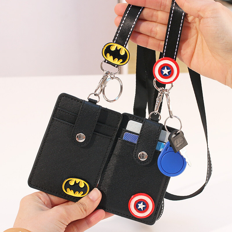 3D Cartoon Leather ID Opal Myki Metro Debit Card Holder Lanyard chain ...