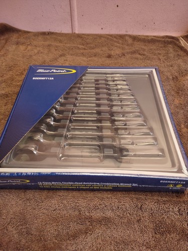 Blue Point Tools 12pc Metric Ratcheting Flex Head Combo Wrench Set ...