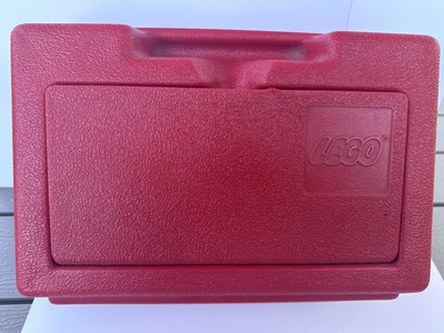 Lego 17x10x5 Storage Box Organizer Carry Case Red Plastic 1980's USA ...