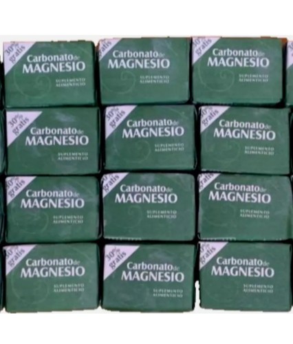 12 Cubes Carbonato de Magnesio PURO Magnesium Carbonate 7g Free ...