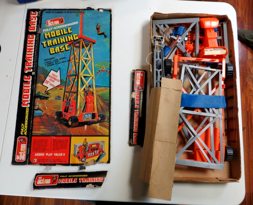 VINTAGE GI JOE 1964: LJN MR. ACTION MOBILE TRAINING BASE PARTS, PIECES ...