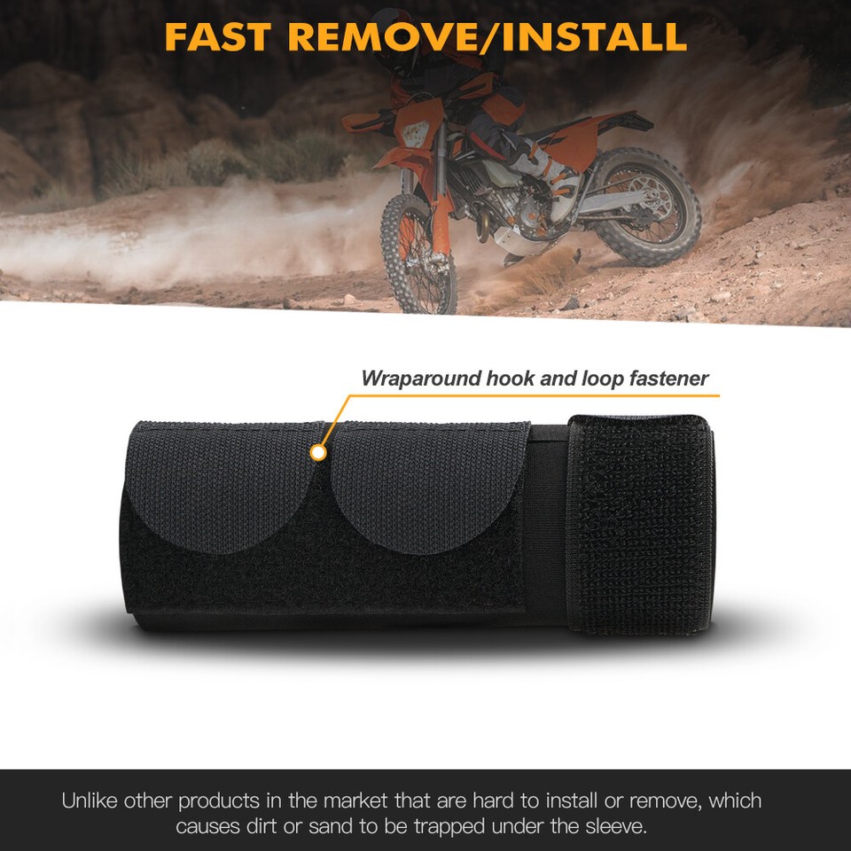 Front Fork Socks 6" Fork Seal Protector For 37-50mm Upside Down Fork ...