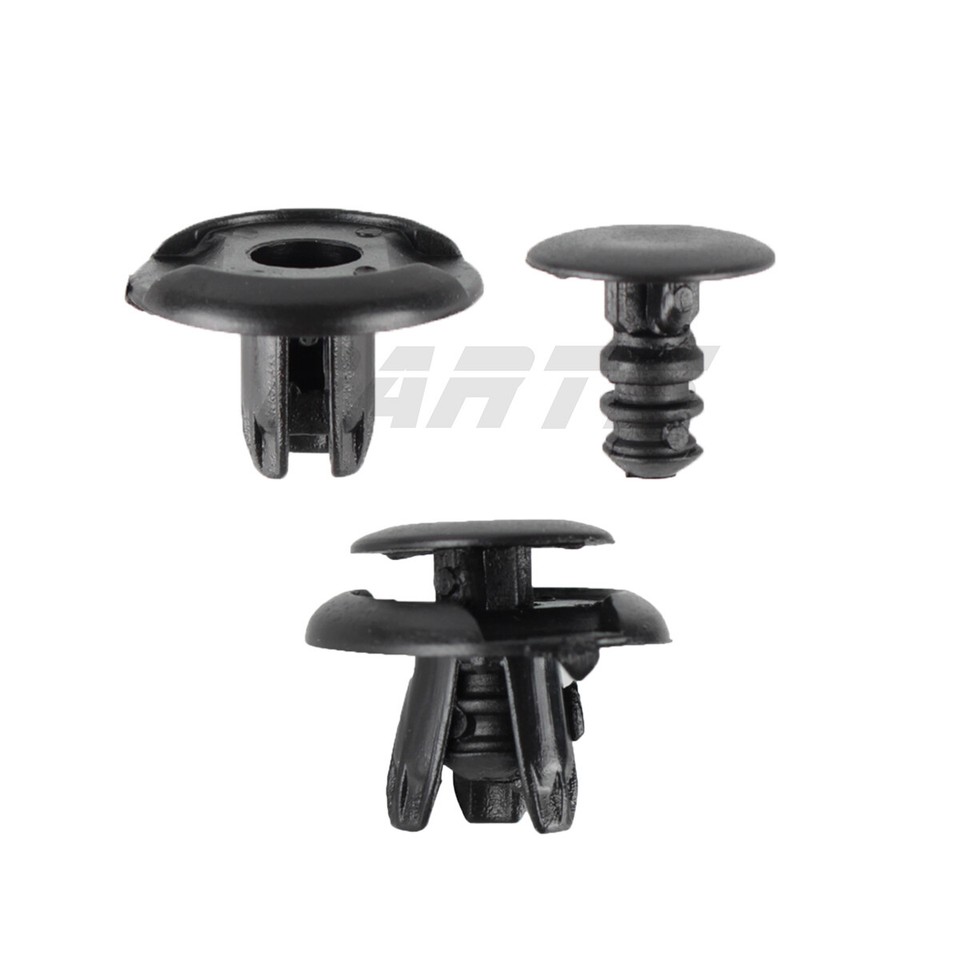 100pcs Fender Liner Fastener Rivet Push Clip Retainer For Toyota RAV4 ...