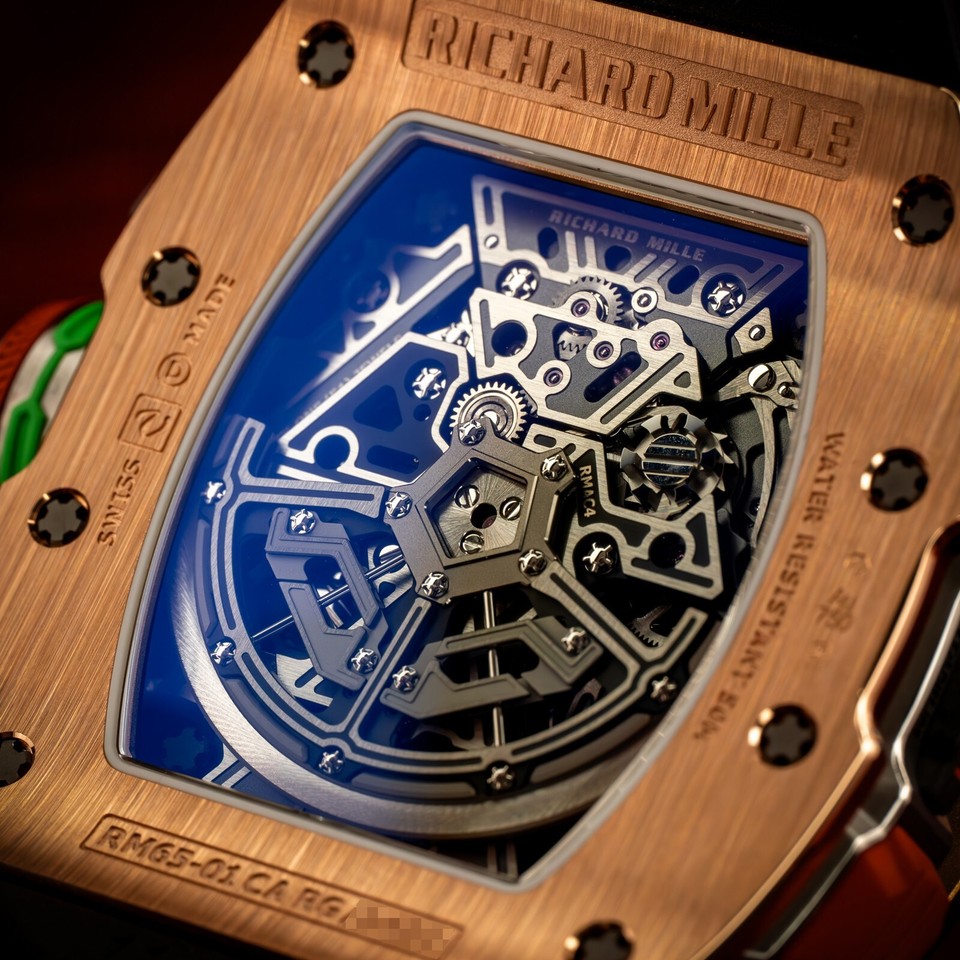 Richard Mille RM 65-01 Automatic Chronograph Rose Gold Carbon Box ...