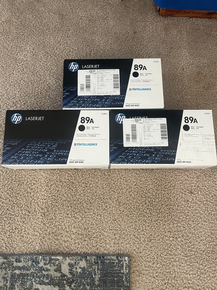 HP 89A Black Original LaserJet Toner Cartridge - CF289A 192018046627 | eBay