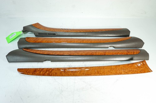01-06 LEXUS LS430 OEM Upper Interior Door Panel Woodgrain Trim Set of 4 ...