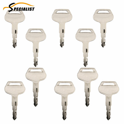 10pcs Keys 787 For Komatsu Heavy Equipment Key Excavator Dozer Loader ...
