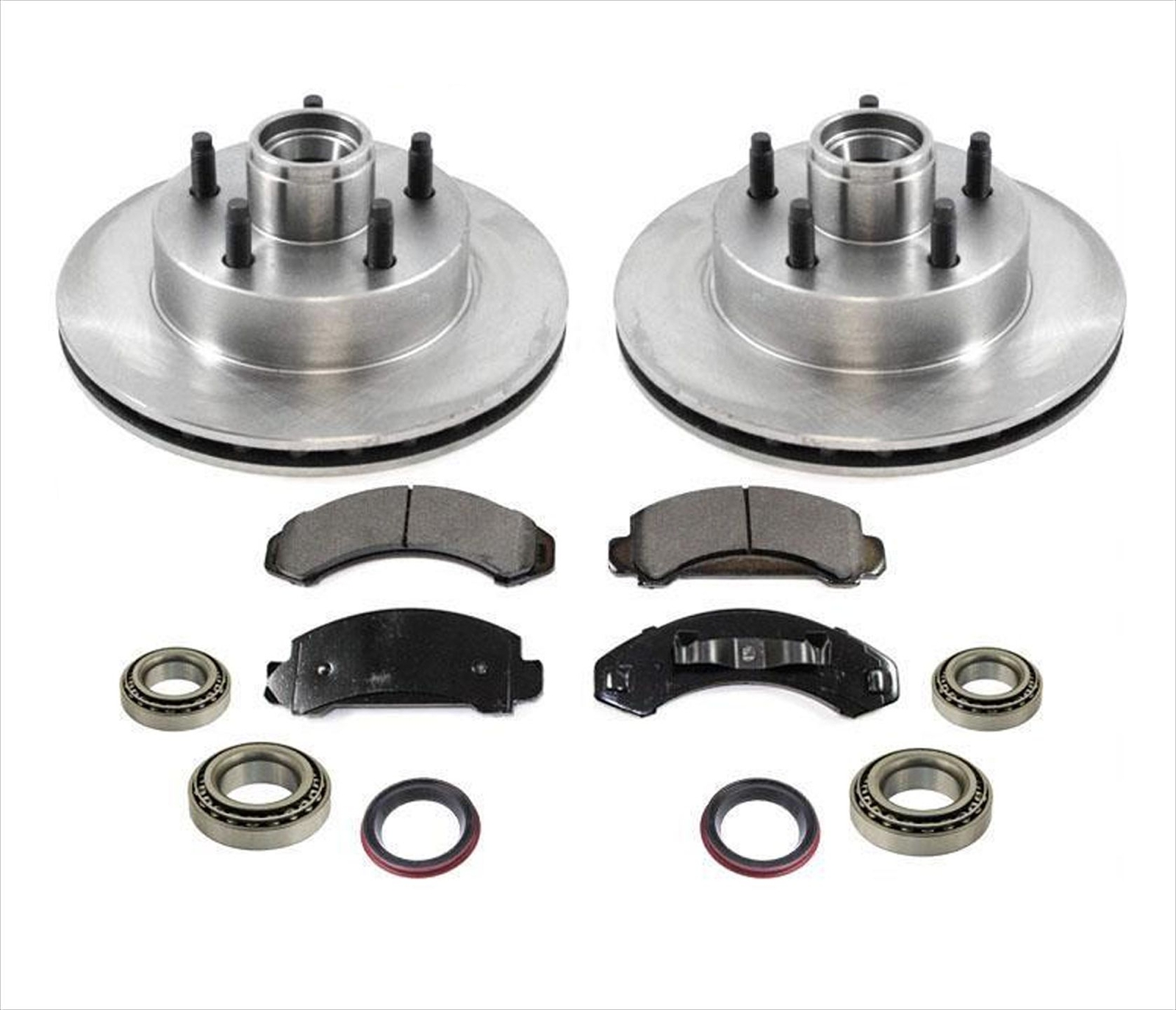 Front Rotors Brake Pads Bearings Seals for Ford Aerostar 86-97 REAR ...