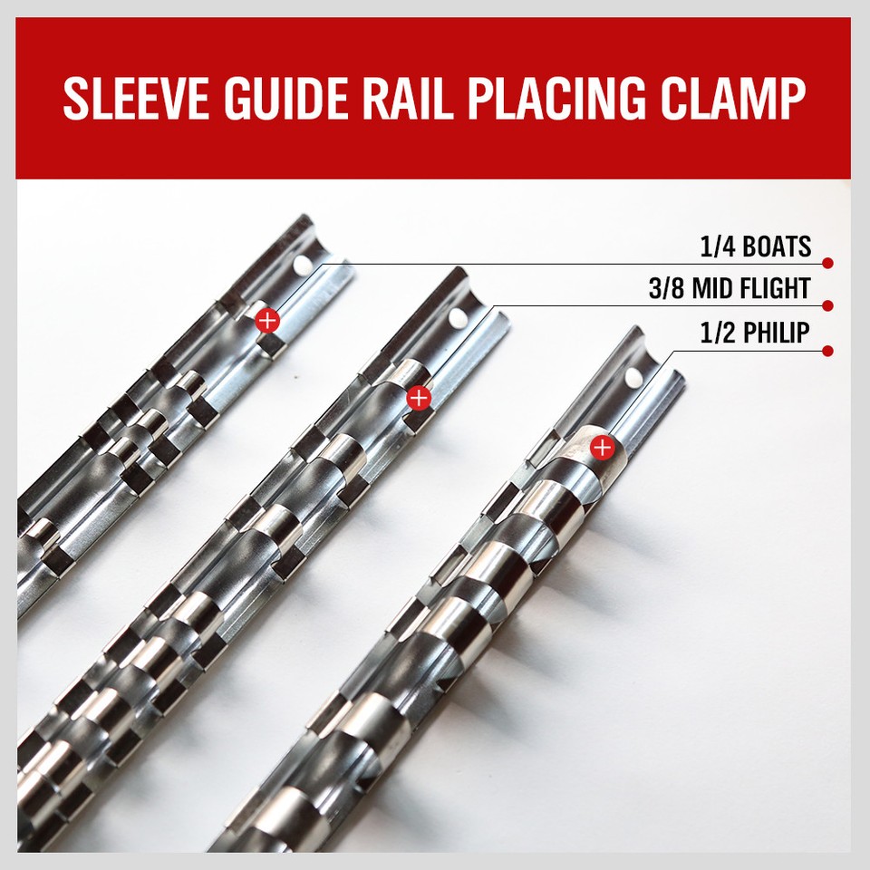 3 Socket Holder Sliding Rail Tray Organizer 1/4" 3/8" 1/2"Mountable ...