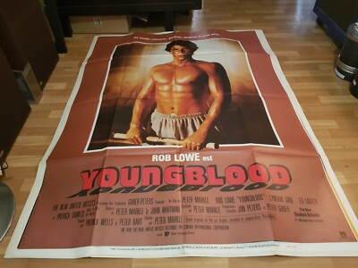 Affiche cinema 120x160 YOUNGBLOOD ROB LOWE PETER MARKLE | eBay