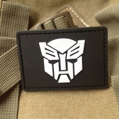 Righteous Robot fighter Autobots US ARMY BADGE 3D PVC RUBBER PATCH | eBay
