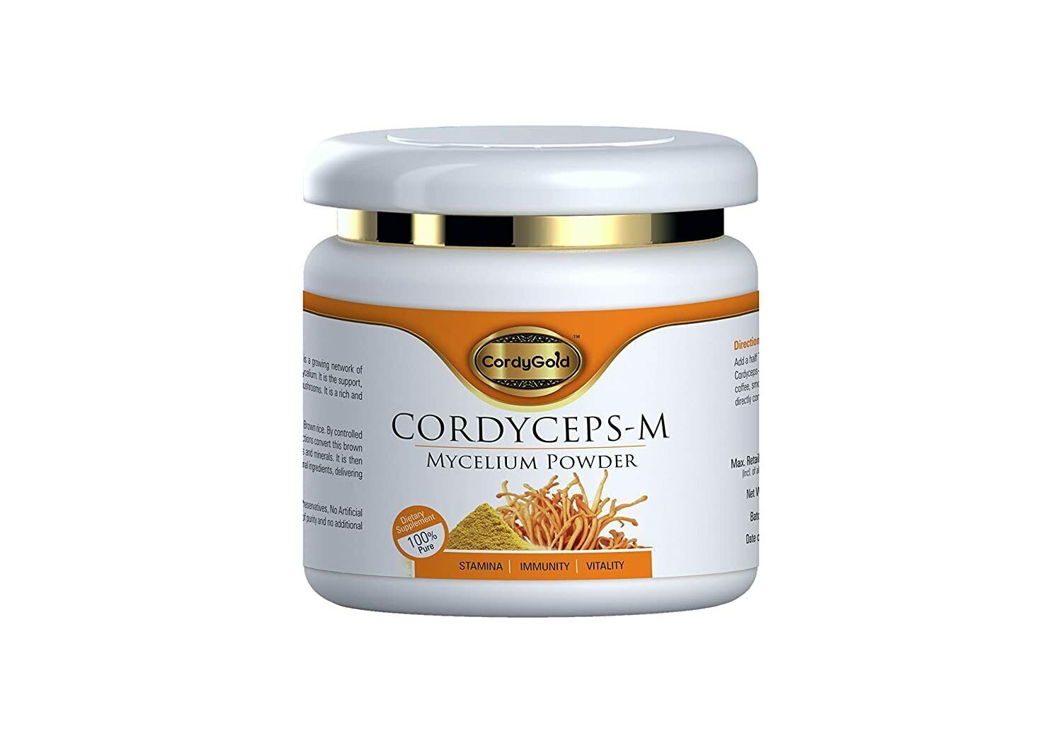 Cordy Gold Cordyceps Mycelium Powder (100Gram) Immunity Booster | eBay