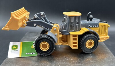 ERTL John Deere Wheel Loader LP64776 1/32 Yellow Gray Toy Figure TOMY 5 ...