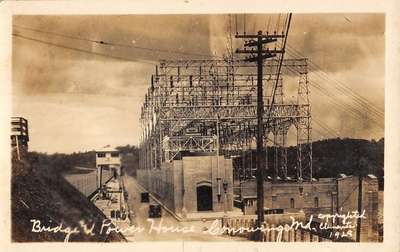 Conowingo Maryland Bridge Power House Dam Real Photo Antique Postcard ...
