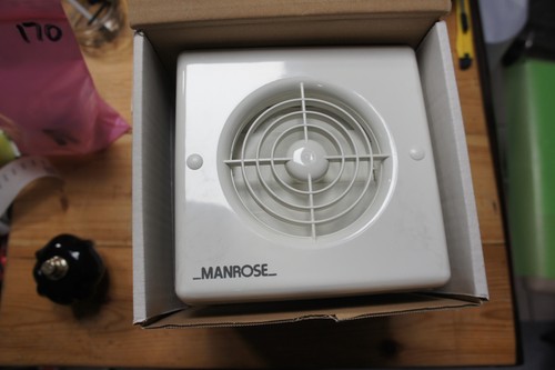 New Manrose XF100A Bathroom Fan with Automatic Shutters 100mm | eBay UK