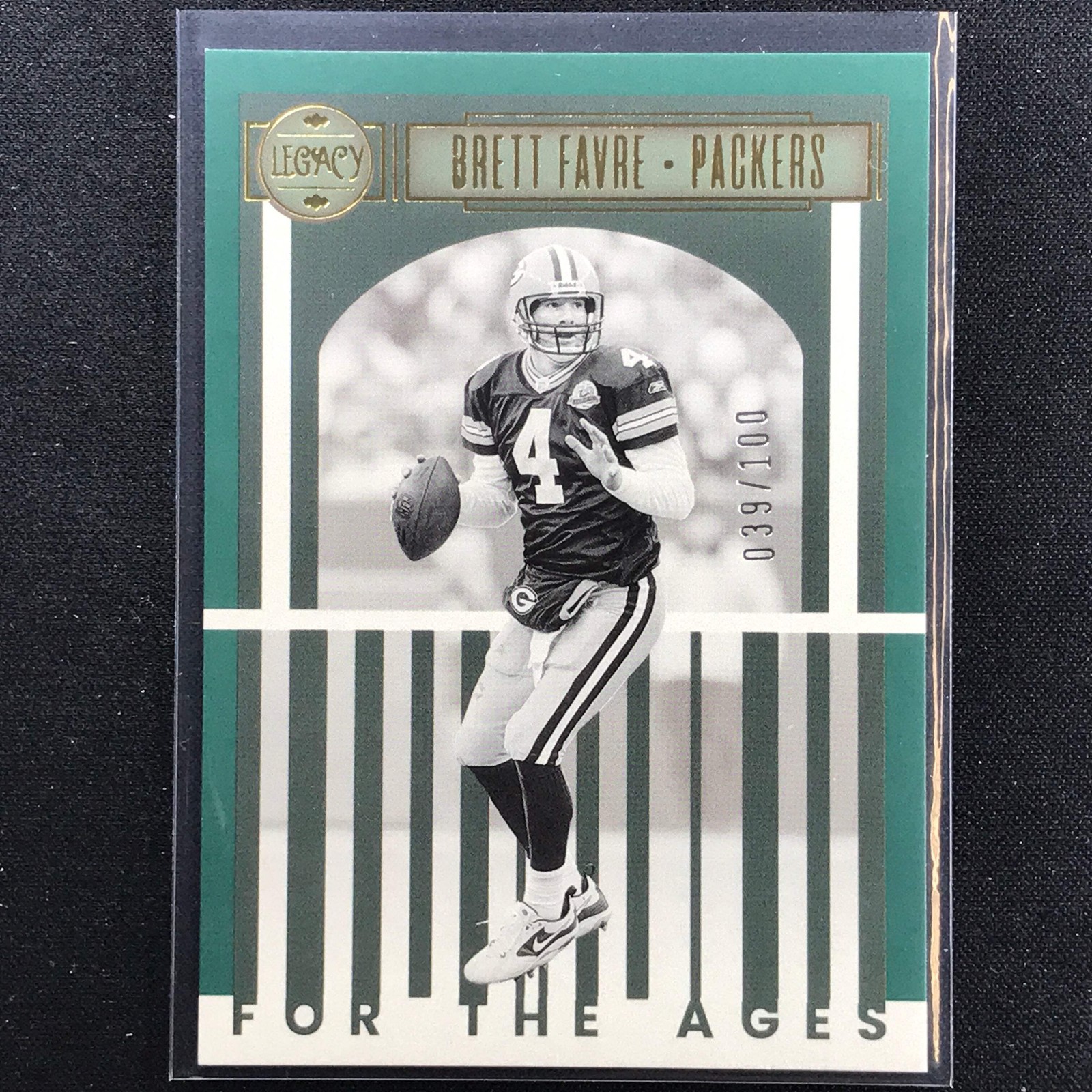 2023 Legacy Brett Favre For The Ages Green 39/100 | eBay UK