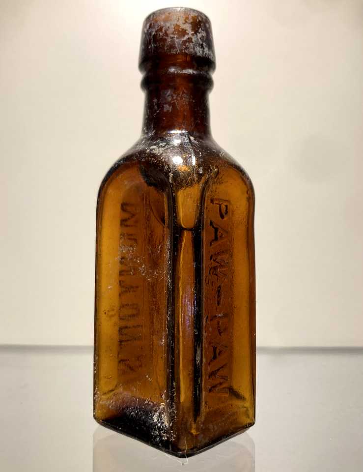SAMPLE Munyon's Paw Paw Amber Brown Glass Antique Medicine Bottle | eBay