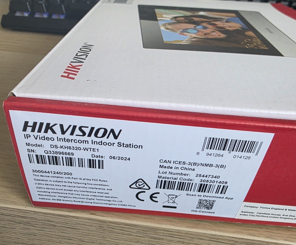 Hikvision IP Video Intercom Indoor Station | eBay UK