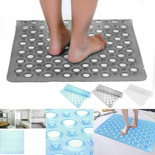 Hygienic Anti Non Slip Bath Shower Room Safety Suction Mat Bathroom ...