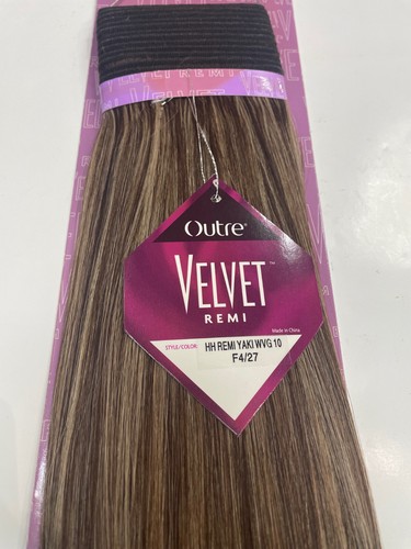 Outre Velvet Remi 100% Human hair #4/27 10",12",14" | eBay