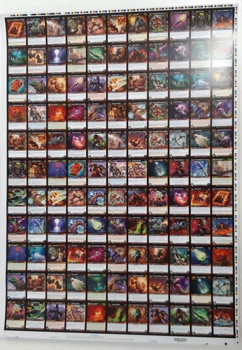 World Of Warcraft WOW TCG Uncut Sheet -War Of The Elements- Sheet N°4 ...